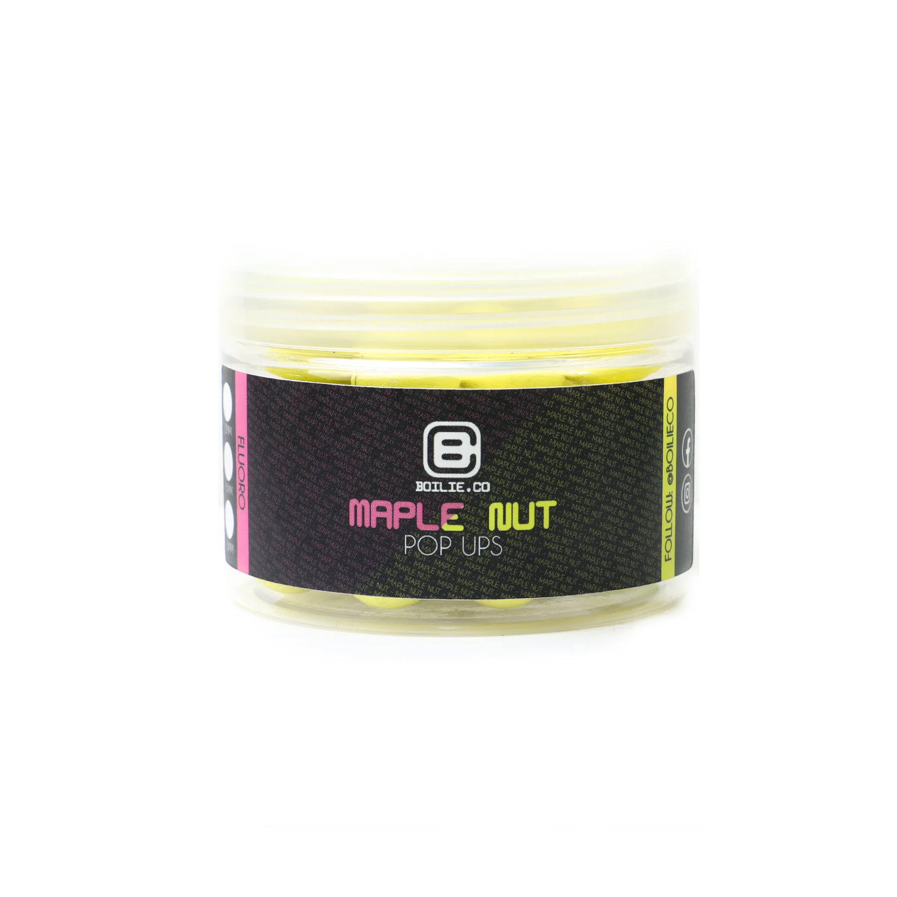 Maple Nut Pop Ups - Yellow Fluoro – Boilie Co
